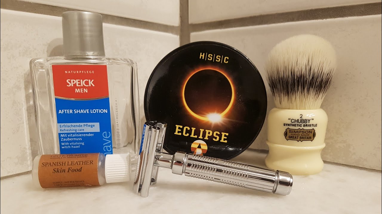 Ξύρισμα με Chubby 2 Synthetic Bristle || Fine Marvel Razor - YouTube