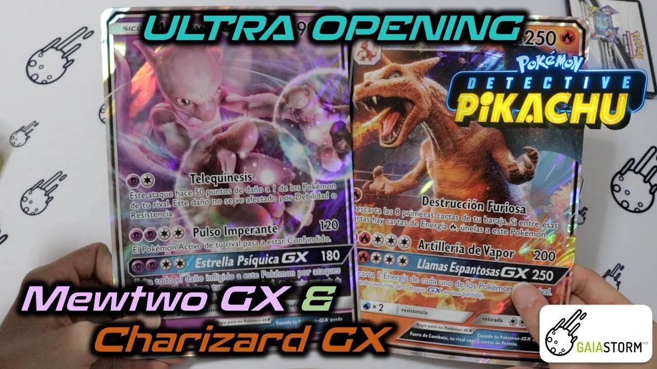 Opening Detective Pikachu ¡Mewtwo GX y Charizard GX aparecen ...