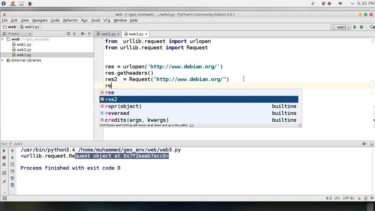 74 Python network programming Web - YouTube