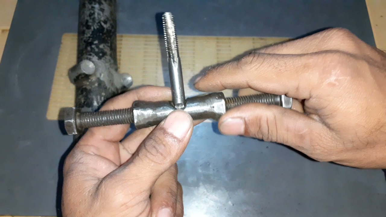 Ferramenta Caseira Pra Fazer Roscas..Desandador Caseiro Vira Machos ...