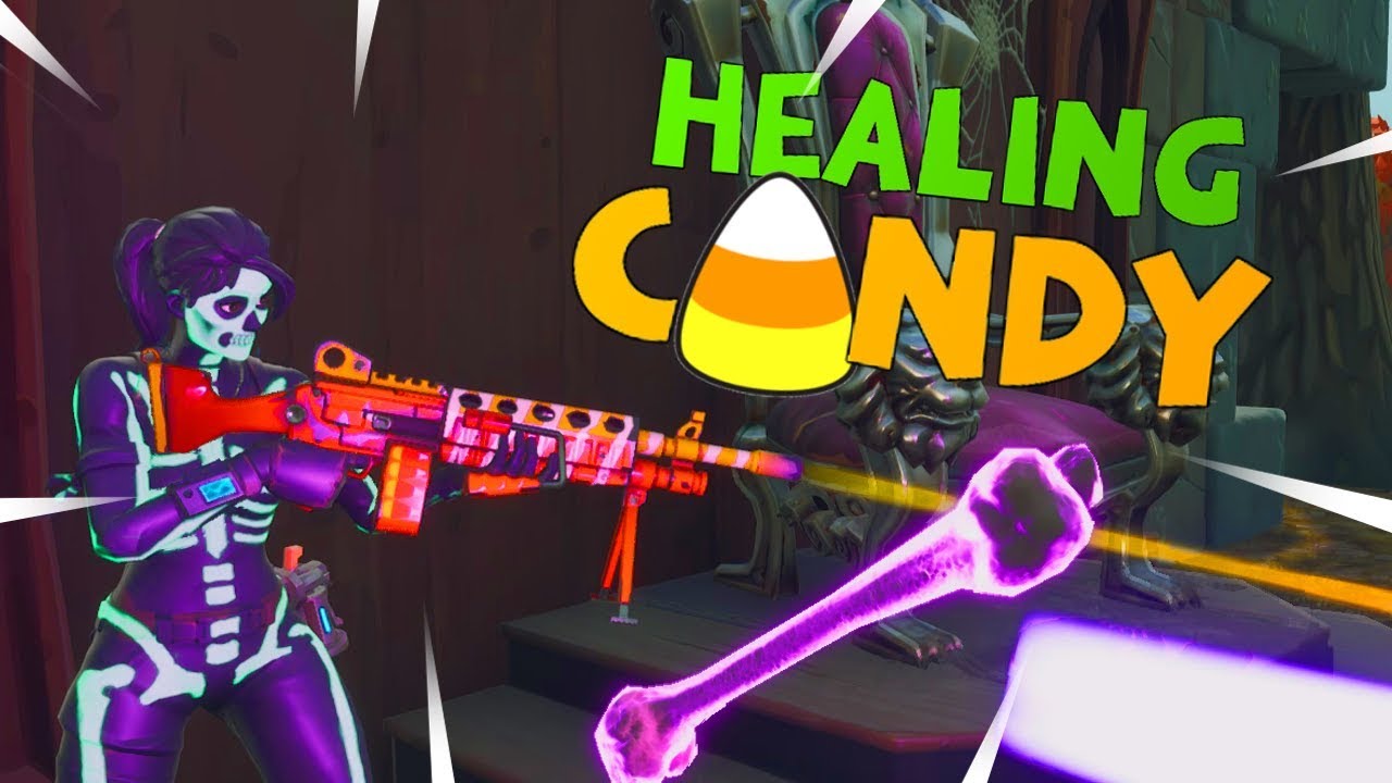New BUGGED Candy Corn LMG! Fortnite STW - YouTube