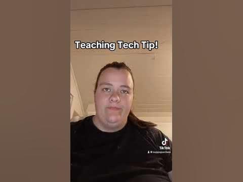Teacher Tech Tip - YouTube