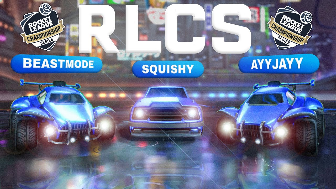 Squishy, Ayyjayy, and I Warmup for RLCS... - YouTube