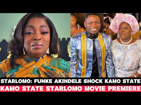 😭💔😭STARLOMO MOVIE PREMIERE: FUNKE AKINDELE finally SHOCK KAMO STATE AND His Wife at Movie premiere