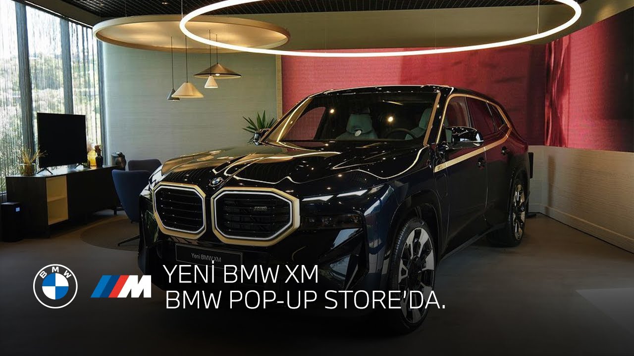 YENİ BMW XM BMW POP UP STORE'DA. - YouTube