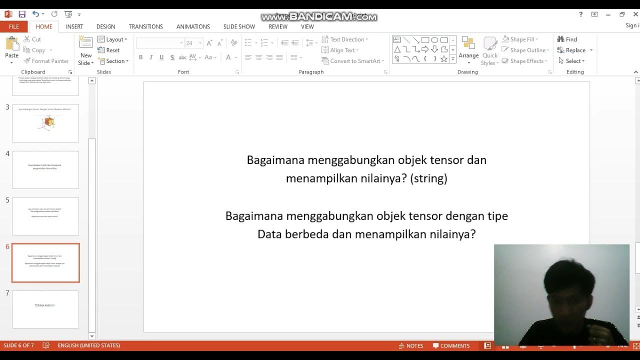 Pengenalan tensorflow : Membuat objek tensor, matrik tensor - YouTube