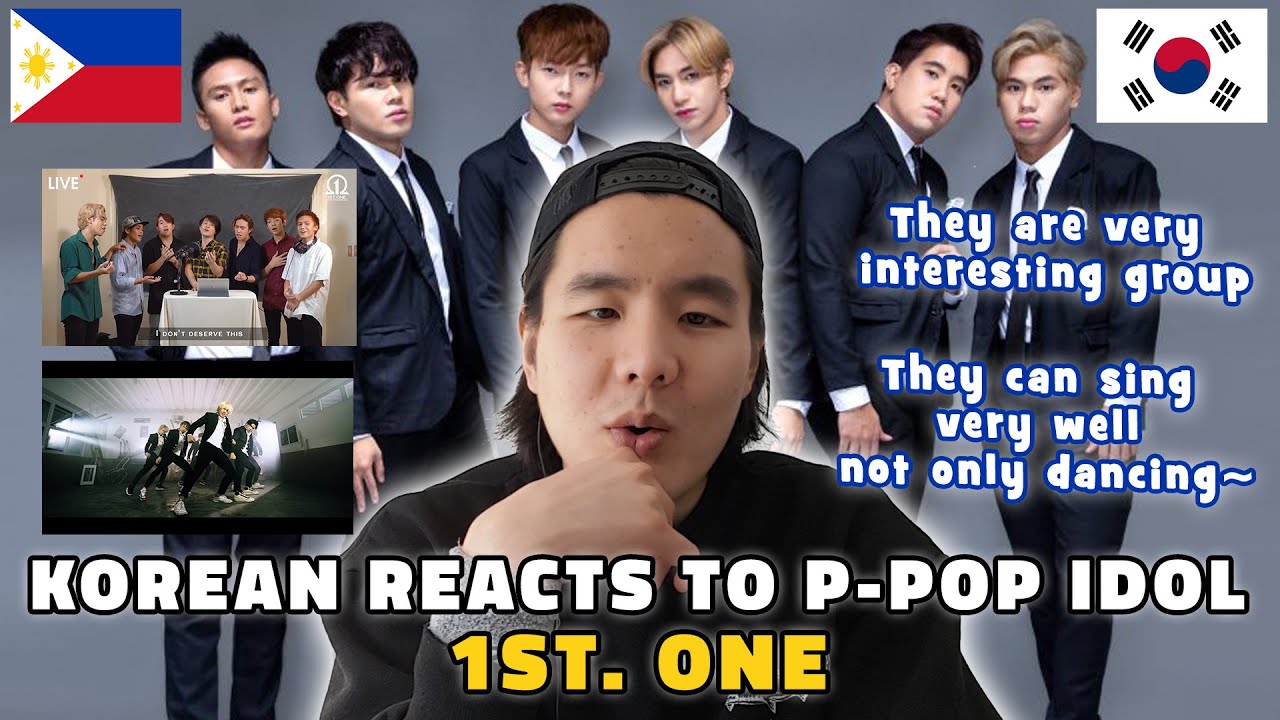 Korean reacts to Filipino P-Pop idol 1st. One - YouTube