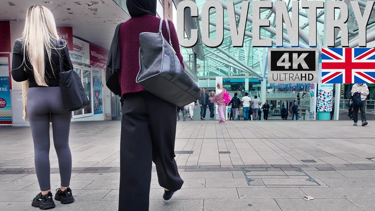 Coventry - City Tour 2024| Walking The Streets of Coventry | Central ...