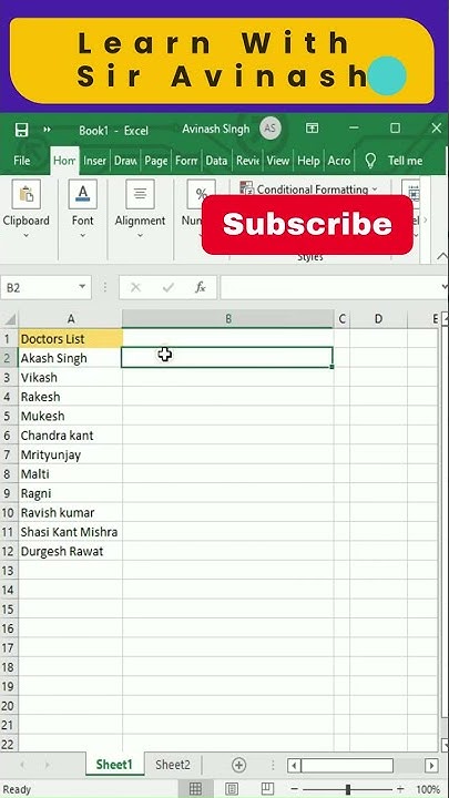 Text Concatenation without formula in excel | Microsoft Excel Tricks and Tips - YouTube