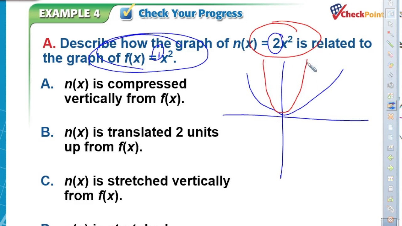 9 3 Transformations of Quadratic Equations - YouTube