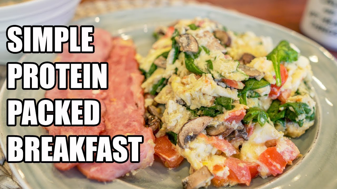 High Protein Macro Friendly Breakfast for building muscle - YouTube