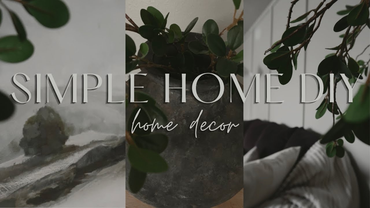 SIMPLE HOME DECOR DIY 2024 (DIY's ANYONE CAN DO! ) - YouTube
