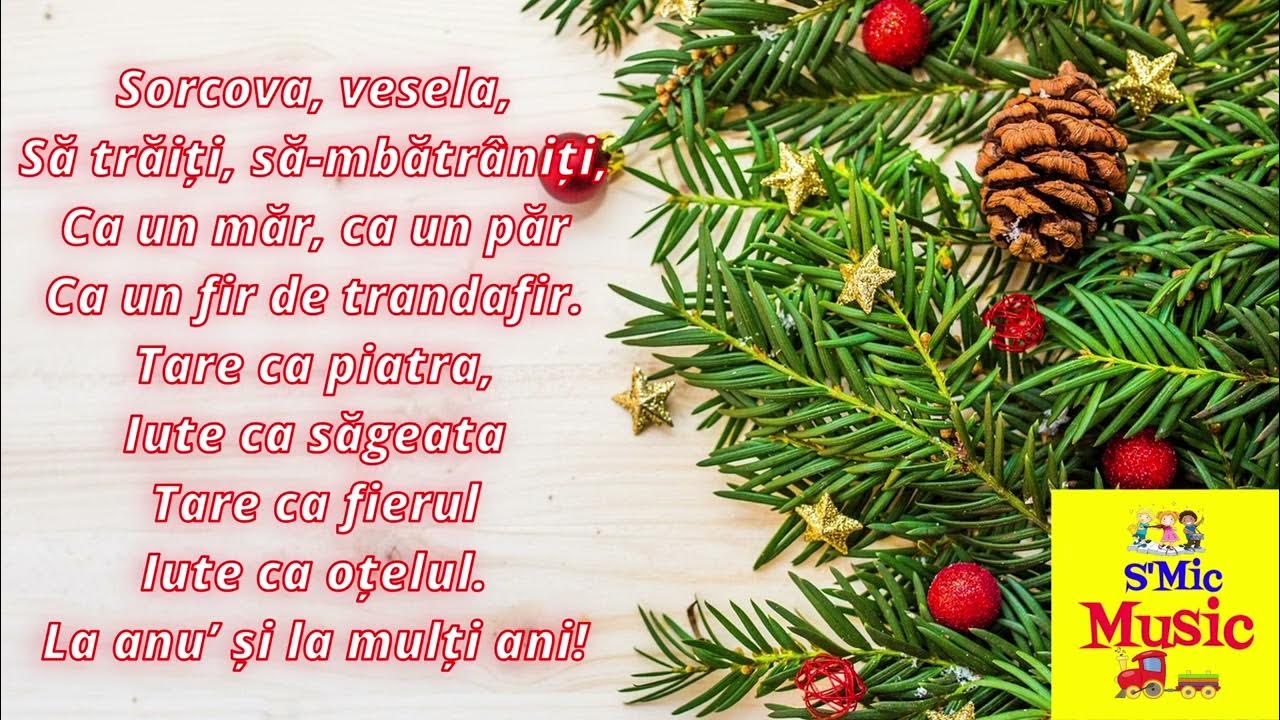 Sorcova, vesela - Karaoke Negativ S'Mic Music - YouTube