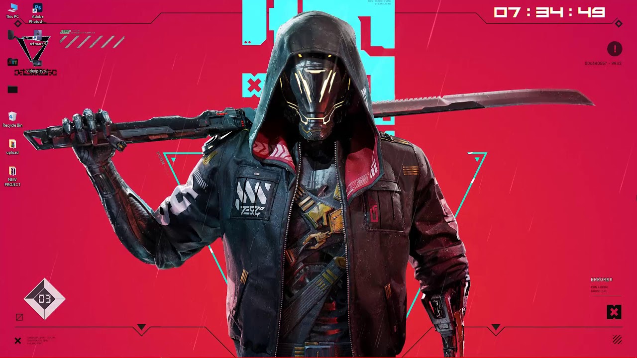 Cyberpunk - Ghost Runner live wallpaper free - YouTube