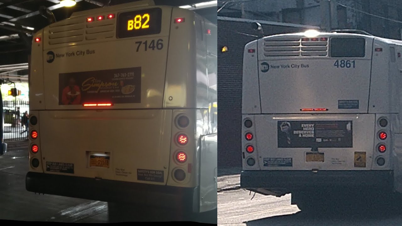 MTA NYCT bus: 2011 New Flyer XD40 #4861 on the B74 / 2015 New Flyer ...