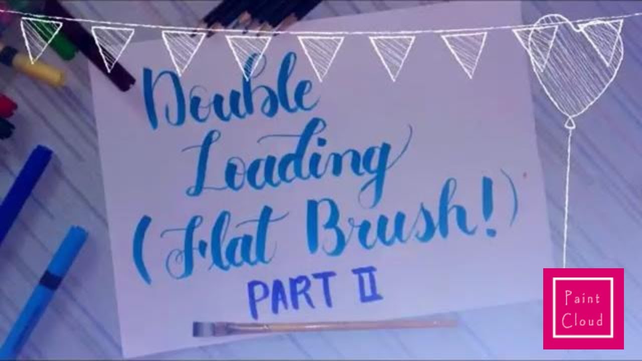 Double Loading Technique (Part 2/4 Flat brush) One Stroke Painting ...