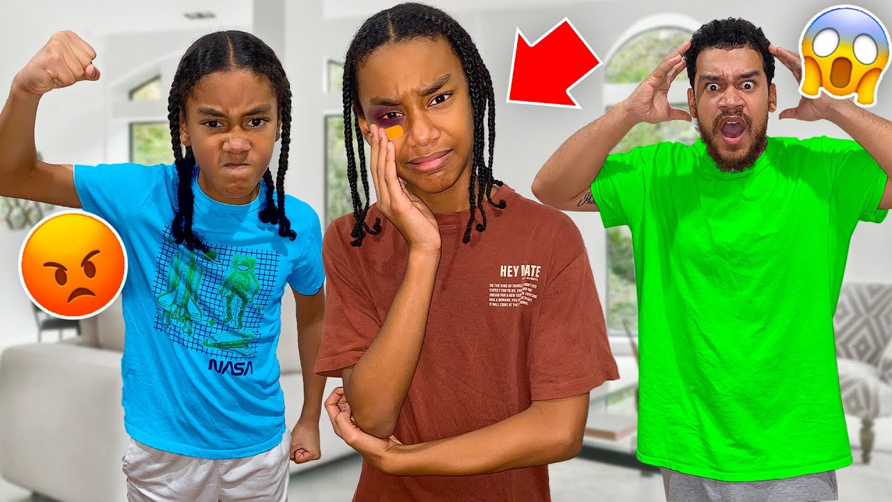 Micah Gives Mason A BLACK EYE After He KNOCKED His TOOTH OUT - YouTube