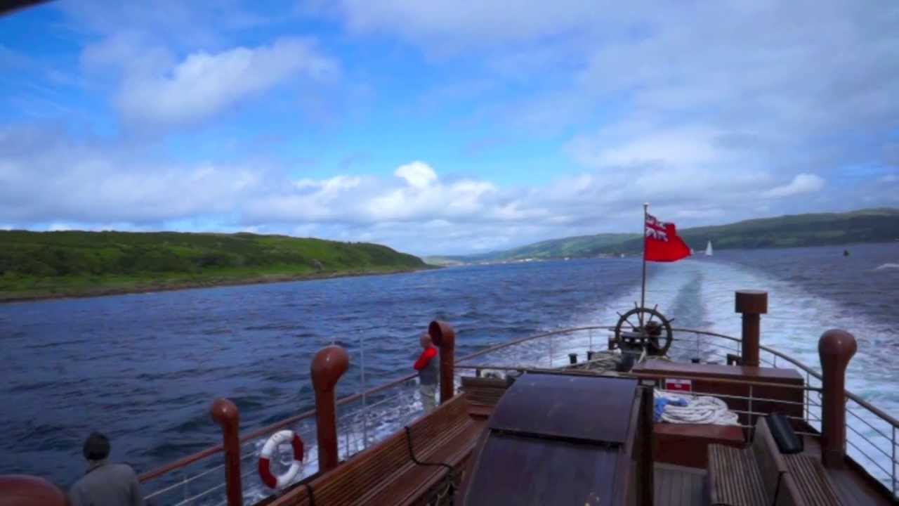 Sailing on the Waverley.Largs to Isle of Cumbrae &Island of Arran.July ...