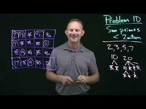 Project Euler #10 - Eratosthenes Sieve - great way to improve your Python - YouTube