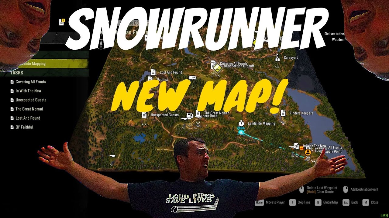 Exploring The New Map Rift! SnowRunner Public Test Server - YouTube