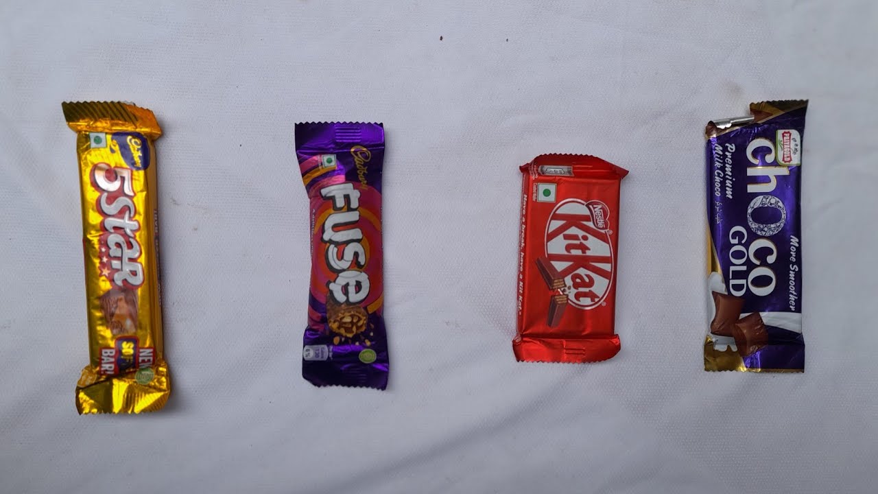 Cadbury chocolates 🍫 5star vs Dairymilk vs choco gold vs kit kat Yummy ...