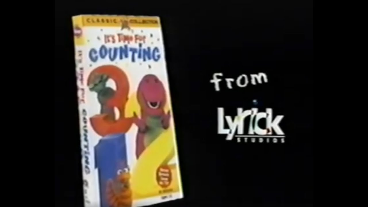 Barney "It's Time For Counting" VHS tape preview - YouTube