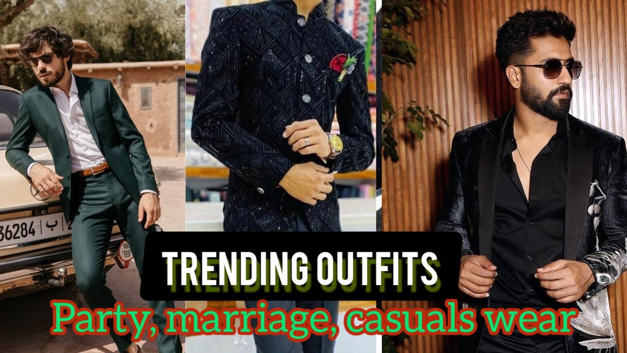 Trending outfits for marriage function and party wears ||men's outfit ...