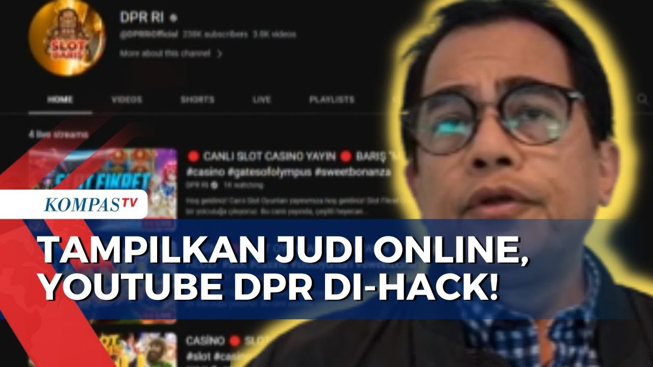 Sekjen DPR soal YouTube DPR Di-Hack Judi Online: Sudah Menghubungi ...