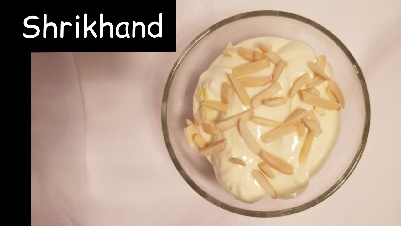 Shrikhand Indian Dessert figurine_eat_out Deepali Pandit - YouTube