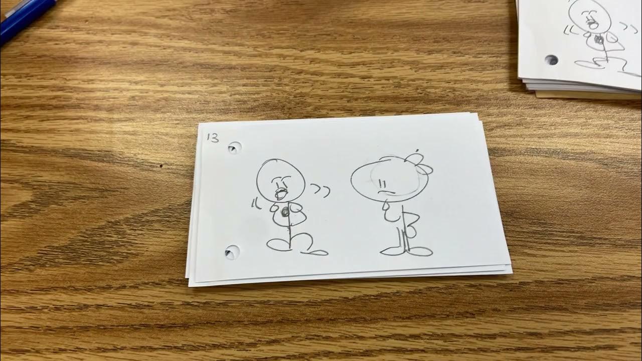 flip book animation - YouTube