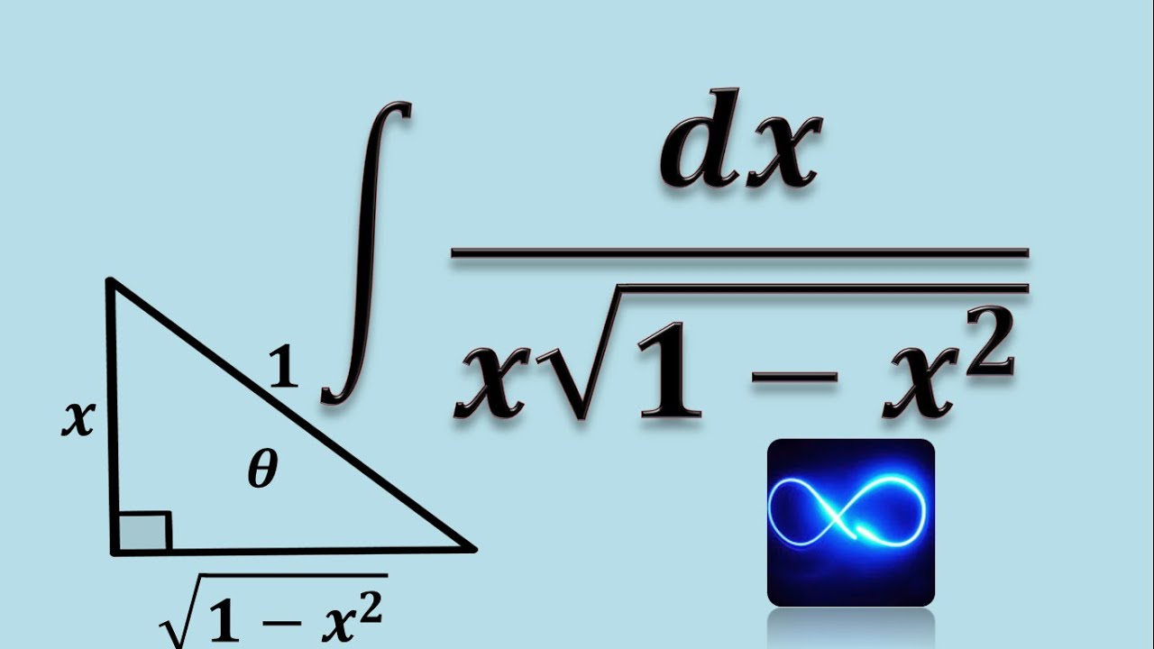 205 Integral De Dx Entre X Raiz De 1 X 2 SUSTITUCION TRIGONOMETRICA 205-integral-de-dx-entre-x-raiz-de-1-x-2-sustitucion-trigonometrica