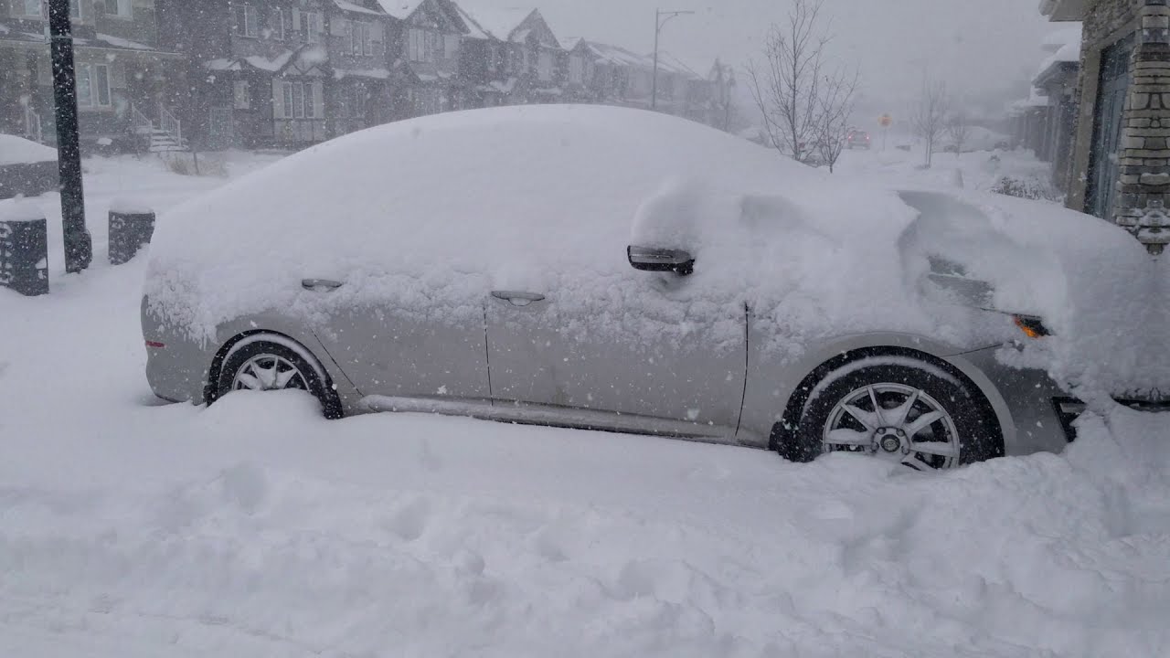 blizzard winter storm slams Saskatoon |Snow Strom| |Saskatchewan| - YouTube