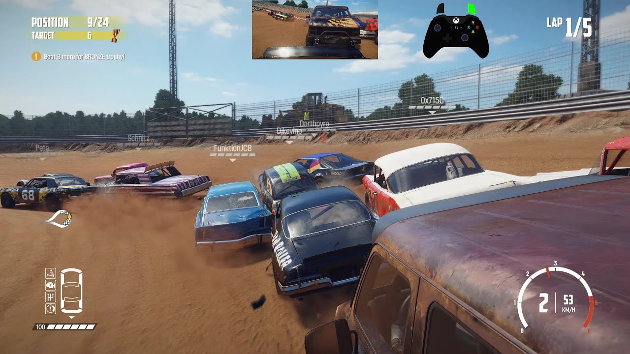 Wreckfest 23.11.08 Tournament Rumble Race - Crash Canyon - RoadSlayer ...