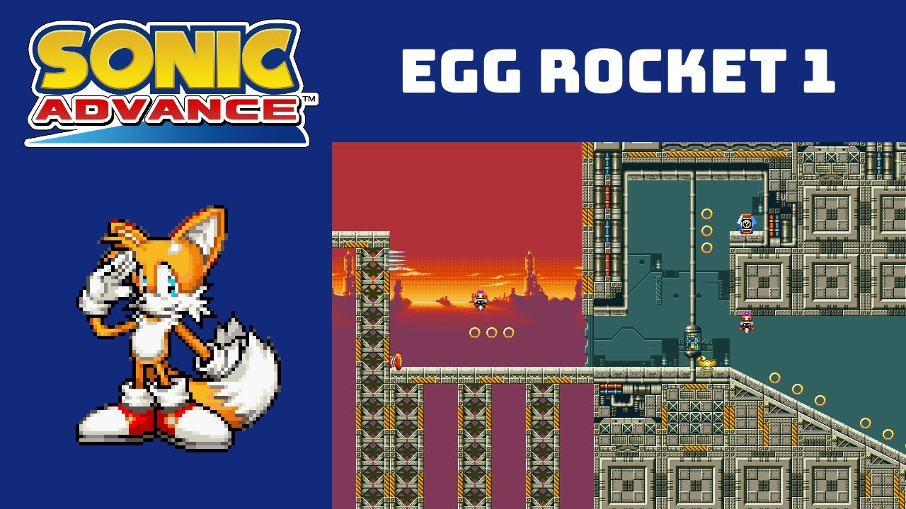 Sonic Advance - Egg Rocket 1 (Tails) in 0:45:45 - YouTube
