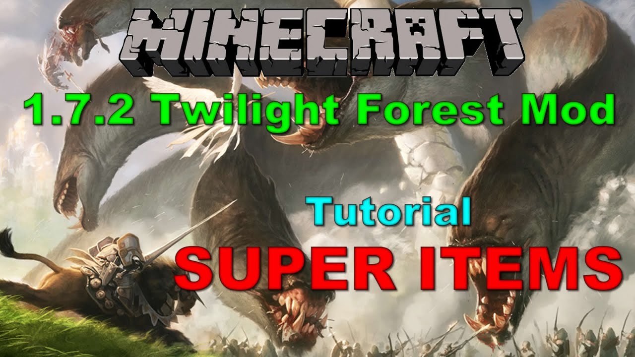 MINECRAFT 1.7.2 Twilight Forest Mod, ITEMS de ALUCINE - YouTube