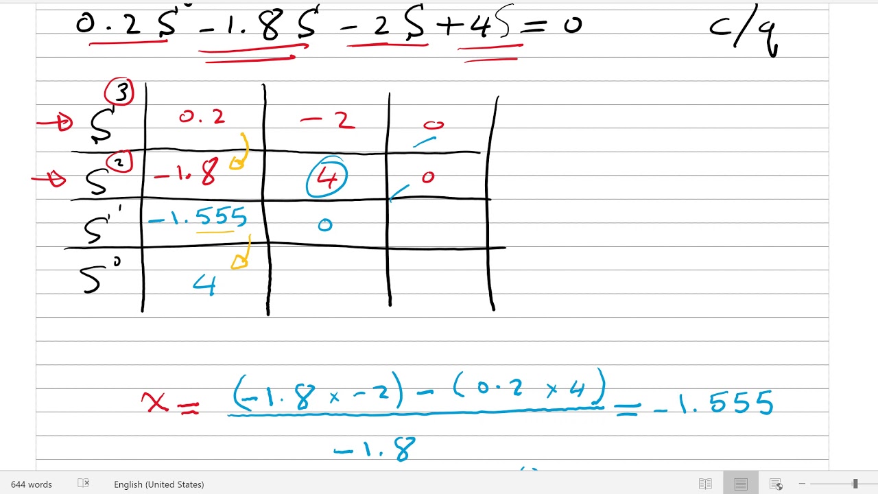 STABILITY Routh Hurwitz Stability Criterion Ch 7 Lecture 2 - YouTube
