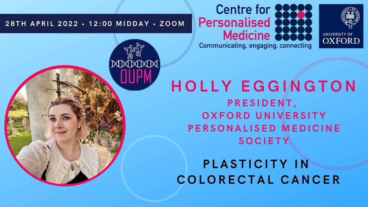 Holly Eggington - Plasticity in Colorectal Cancer - YouTube