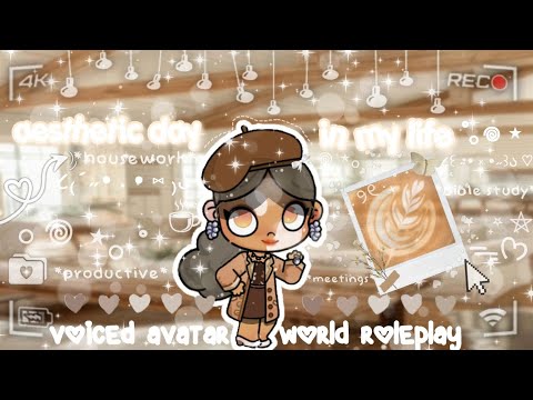 ⋆°｡Aesthetic and productive day in my life vlog🎧☕💻 | avatar world roleplay | itz_zoe | - YouTube