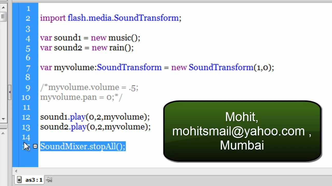 Flash Actionscript 3 0 Undefined Sound Method Taiagroup