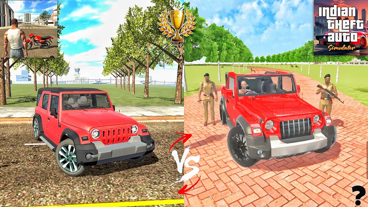 Indian Bike Driving 3D Vs Indian Theft auto simulator Best Open World ...