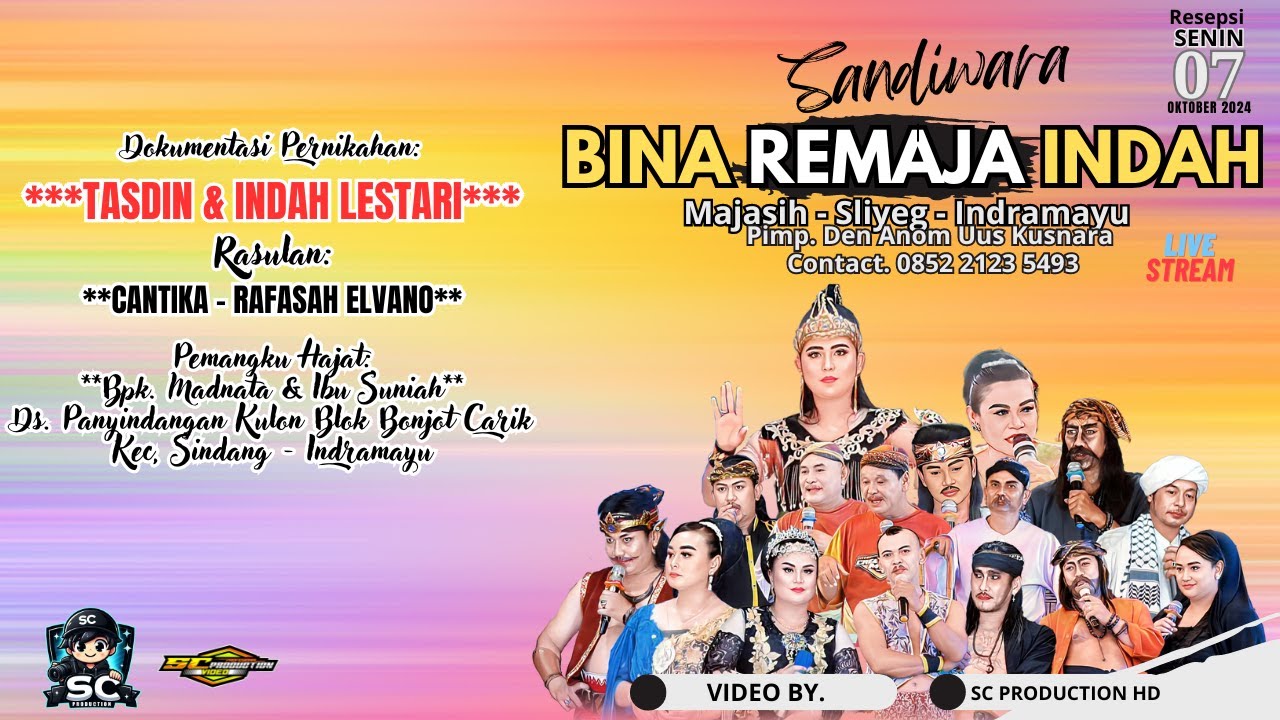 LIVE SANDIWARA BINA REMAJA INDAH PECUK 07 OKTOBER 2024 #SIANG - YouTube