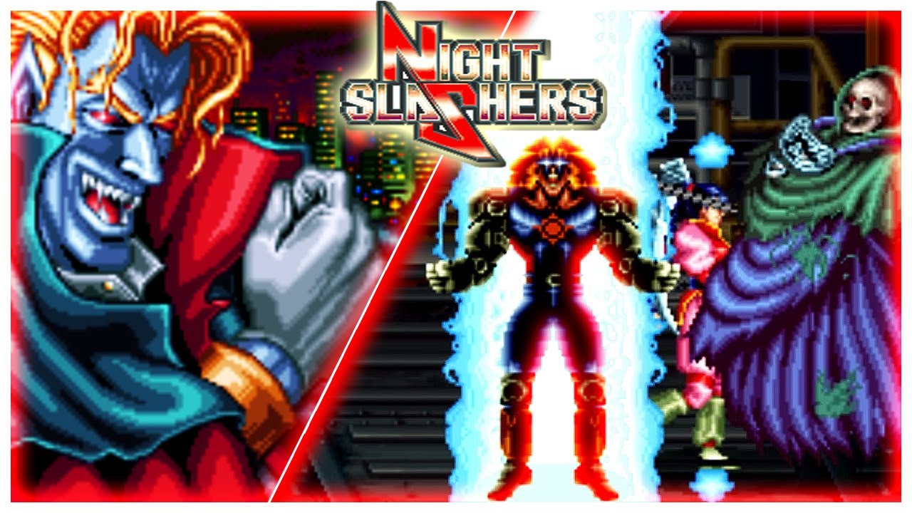 Night Slashers (1993) Arcade 2 Player Full Playthrough 60FPS HD - YouTube