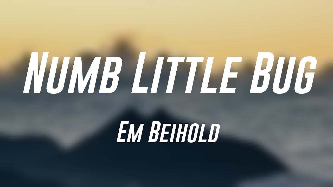 Numb Little Bug - Em Beihold |Visualized Lyrics| 🦑 - YouTube