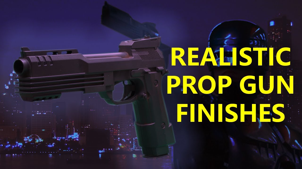 Realistic Prop Gun Finishes Using Graphite Powder - YouTube