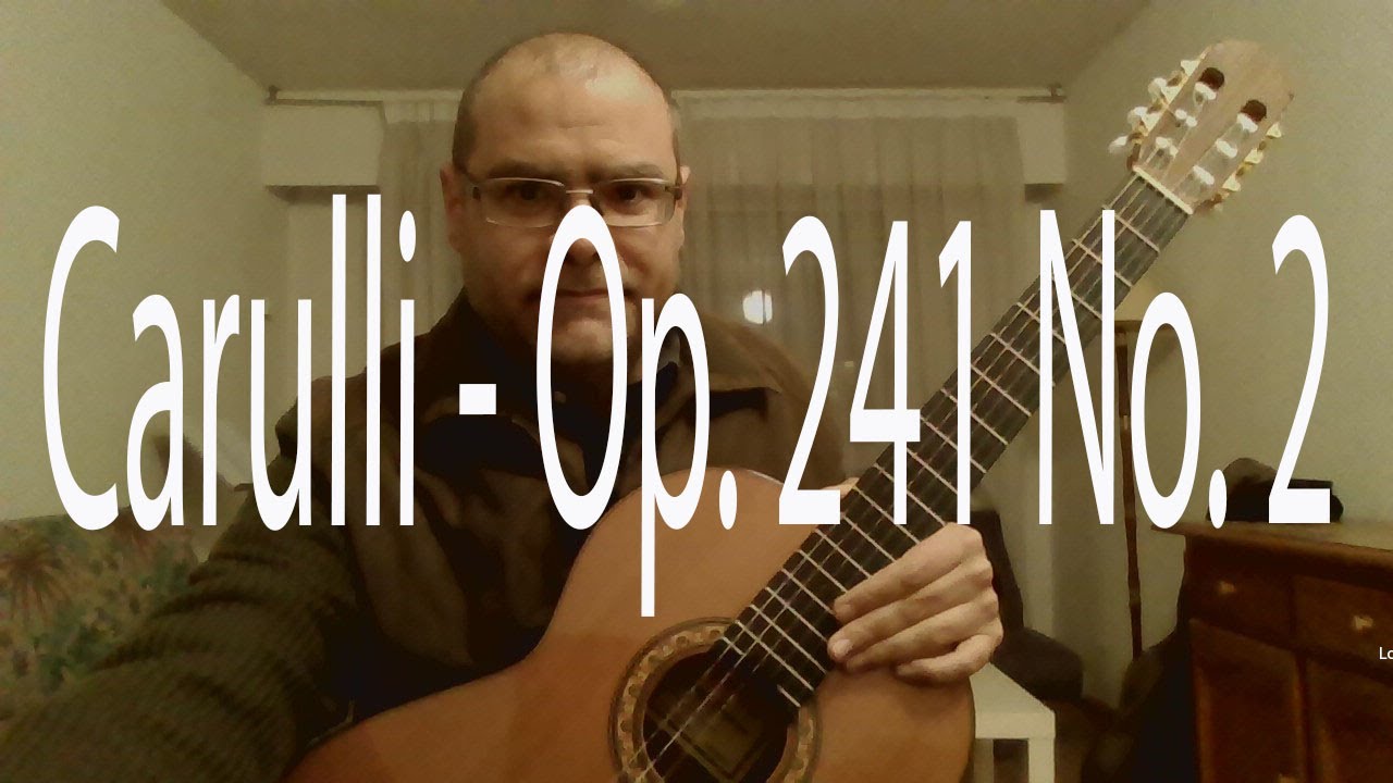 Ferdinando Carulli - Op.241 n.2 Andante in C major (Guitar Method ...