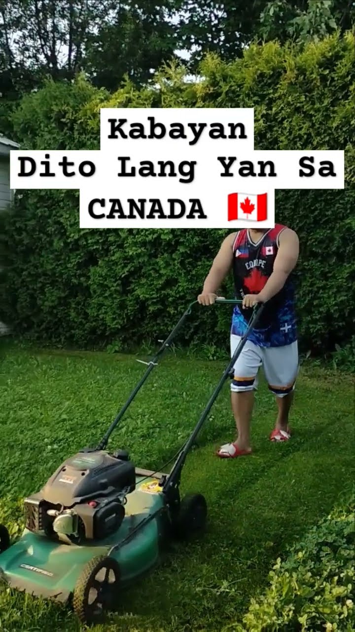 Ang Masipag Na Pinag Tatabas Ng Damo Dito Lang Yan Sa Canada 🇨🇦canada Filipinocanadian Youtube