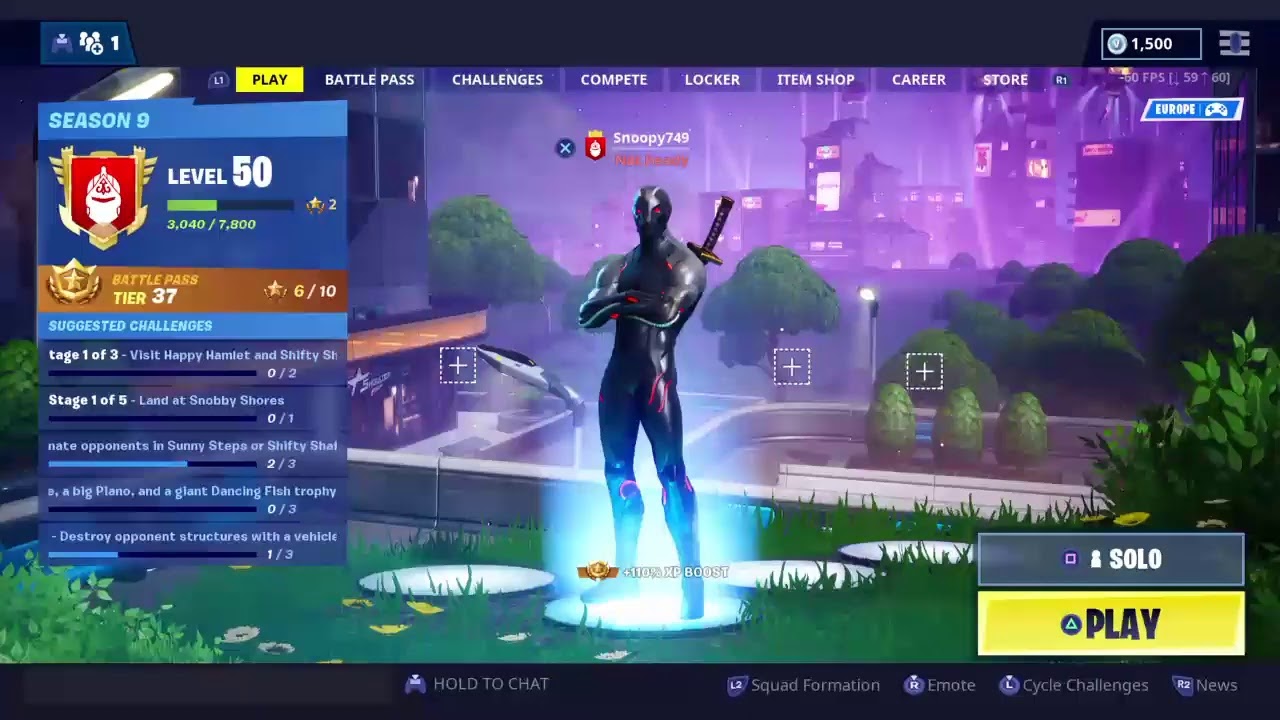 Fortnite season 9 snoopy - YouTube