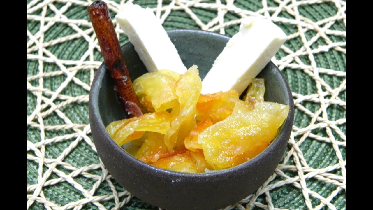 Puerto Rican Dulce de Lechoza or Candied Papaya - YouTube