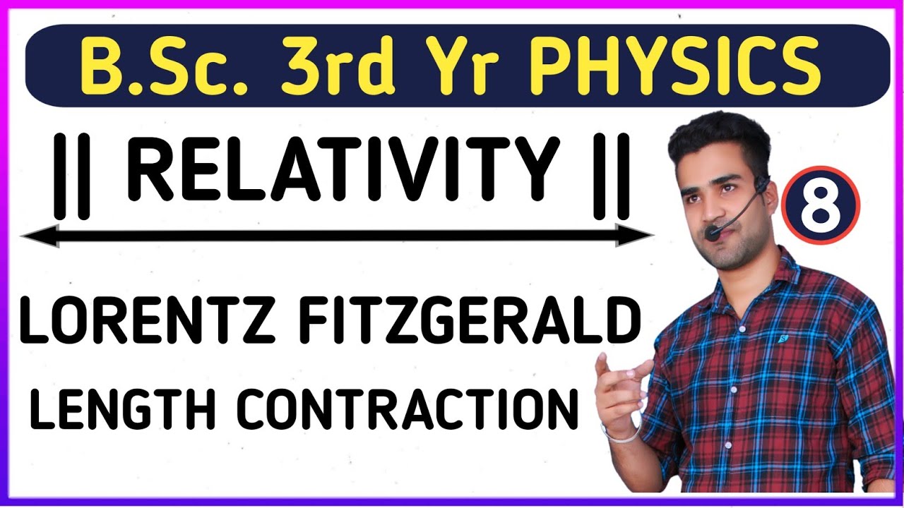 |L8| LORENTZ FITZGERALD LENGTH CONTRACTION | NEGATIVE RESULT OF ...