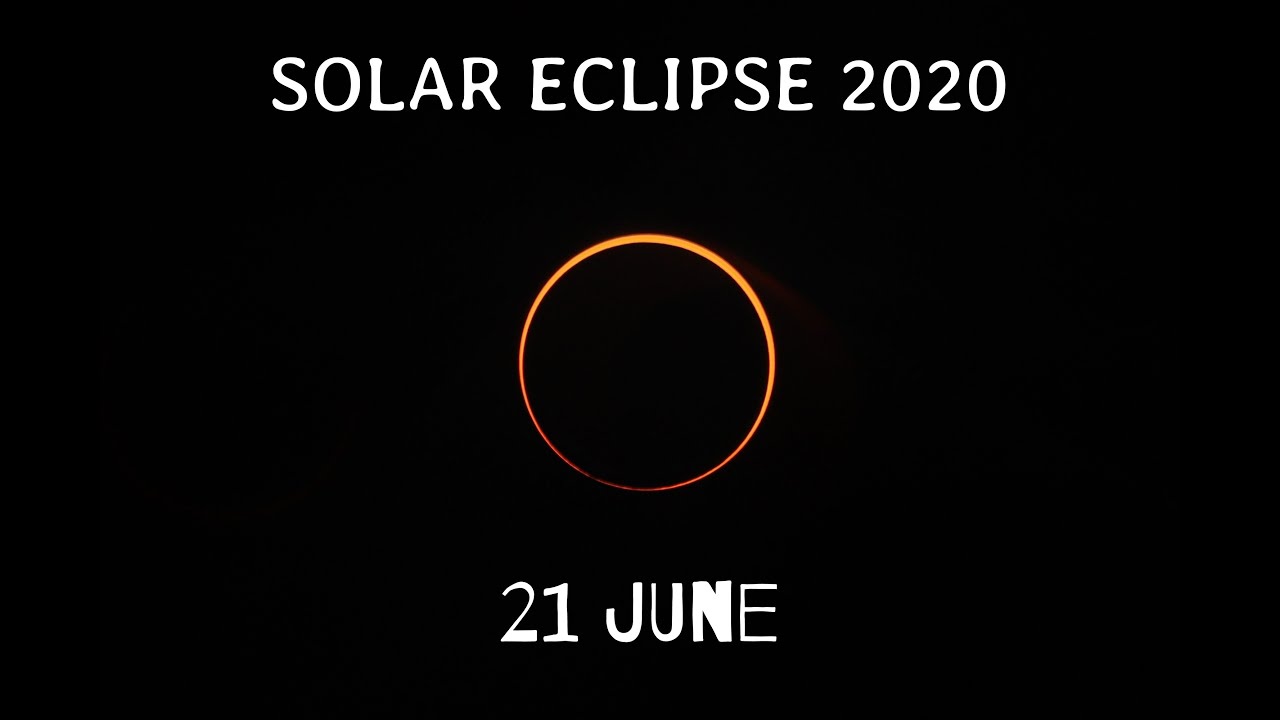 Annular Solar Eclipse 2020 India - YouTube